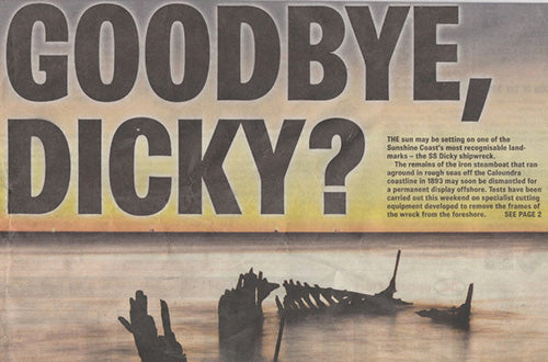 Shipwreck – Lost Treasures helps with the removal of SS Dicky